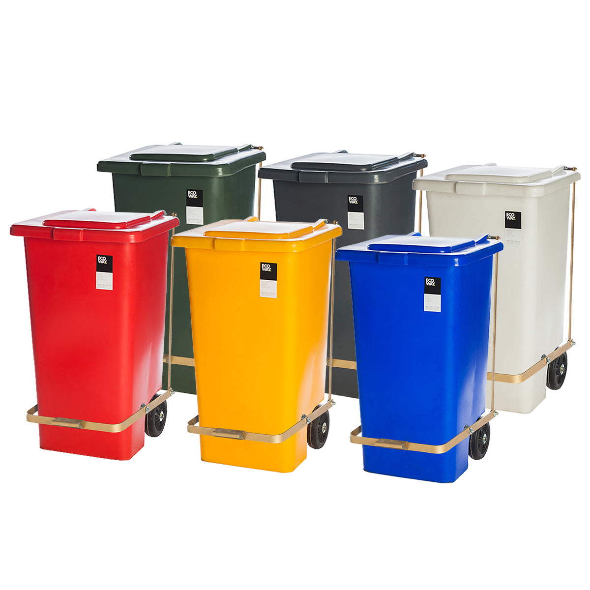 Contenedor de 120 Litros con Pedal – Ecoway