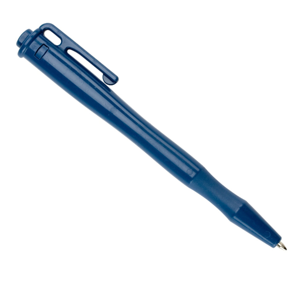Birome Retreeva Metal Detectable No-Retráctil con clip de bolsillo – Ecoway