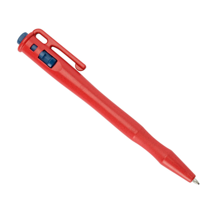 Birome Retreeva Metal Detectable Retráctil Rojo con clip de bolsillo ...